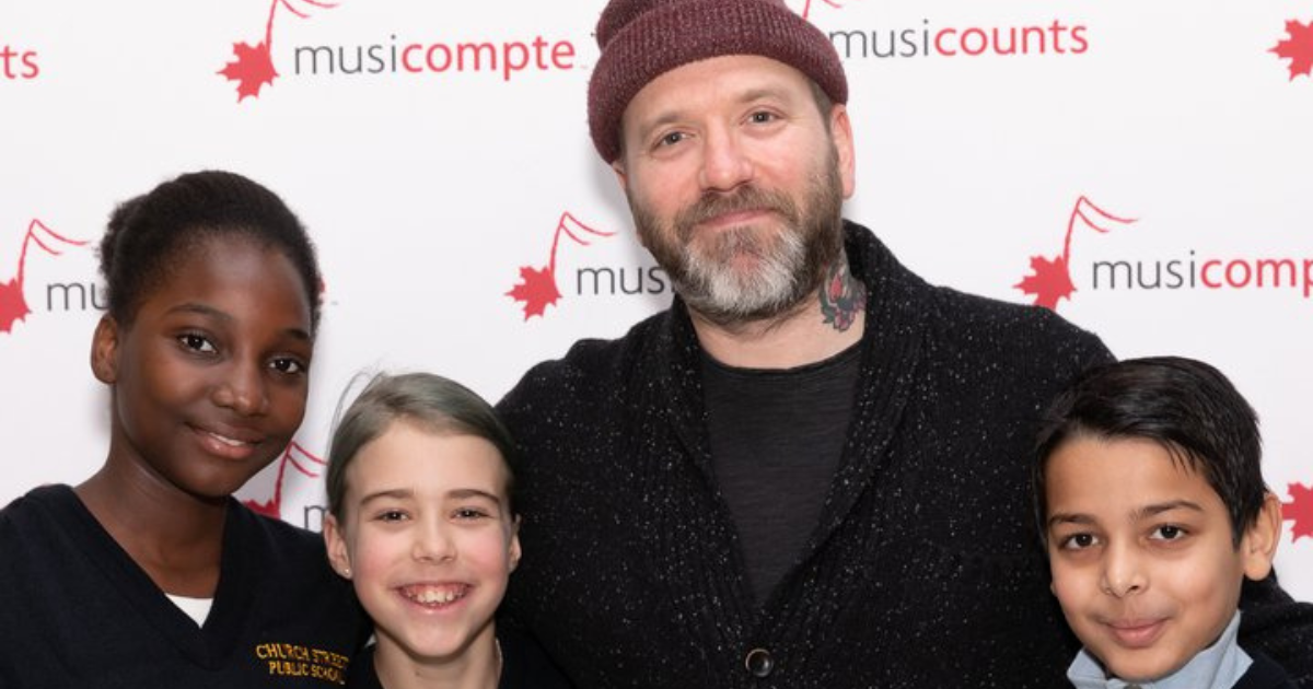 Dallas Green is the 2022 MusiCounts Inspired Minds Ambassador